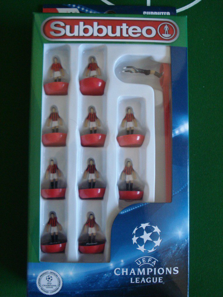 Equipo Subbuteo Champions League Milan – Subbuteo Fútbol Mesa Victoria