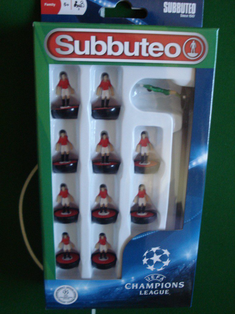 Equipo Subbuteo Champions League Manchester United – Subbuteo Fútbol ...