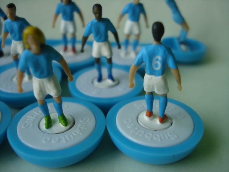 Subbuteo Original sin Caja Manchester City/Celta – Subbuteo Fútbol Mesa ...